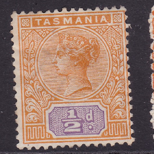 Tasmania ½d Orange & Mauve SG216 | Liverpool Stamps